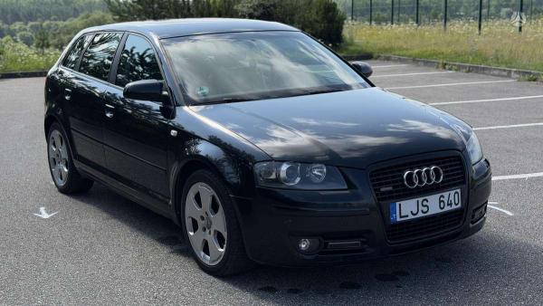 Black Audi A3 2005 in Ukmerge, with an engine capacity of 1.97 L and mileage of 340 thousand km for 1850 €, photo 3 on AUTOMOTO.COM.LV