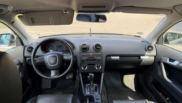Black Audi A3 2005 in Ukmerge, with an engine capacity of 1.97 L and mileage of 340 thousand km for 1850 €, photo 8 on AUTOMOTO.COM.LV