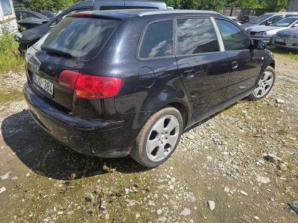 Black Audi A3 2005 in Vilnius, with an engine capacity of 1.97 L and mileage of 270 thousand km for 1500 €, photo 2 on AUTOMOTO.COM.LV