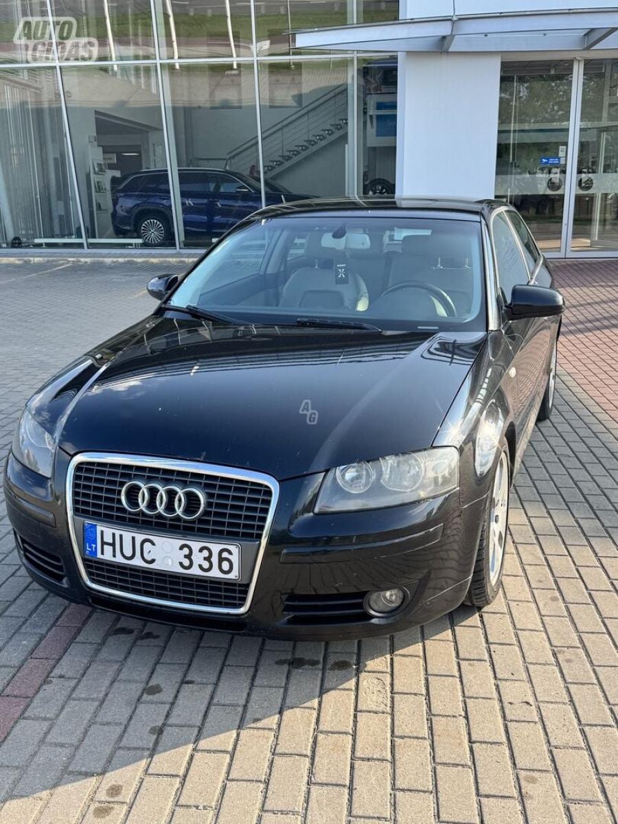 Black Audi A3 2005 in Siauliai, with an engine capacity of 1.90 L and mileage of 351 thousand km for 1100 €, photo 1 on AUTOMOTO.COM.LV