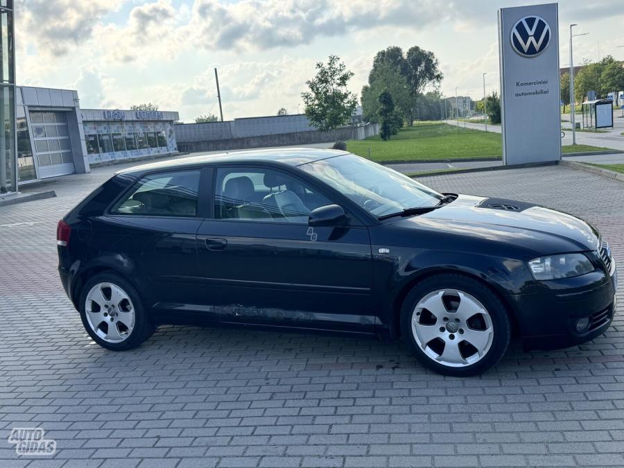 Black Audi A3 2005 in Siauliai, with an engine capacity of 1.90 L and mileage of 351 thousand km for 1100 €, photo 4 on AUTOMOTO.COM.LV
