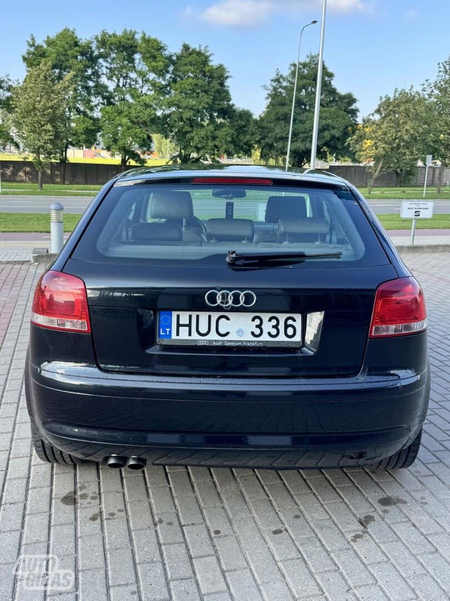Black Audi A3 2005 in Siauliai, with an engine capacity of 1.90 L and mileage of 351 thousand km for 1100 €, photo 5 on AUTOMOTO.COM.LV