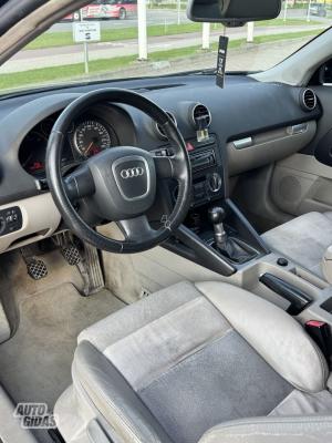 Black Audi A3 2005 in Siauliai, with an engine capacity of 1.90 L and mileage of 351 thousand km for 1100 €, photo 6 on AUTOMOTO.COM.LV