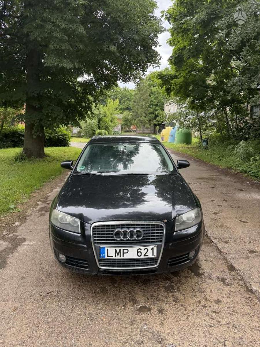 Melns Audi A3 2005 Kauņa, ar dzinēja tilpumu 1.97 L un nobraukumu 454 tūkst. km par 1550 €, foto 3 vietnē AUTOMOTO.COM.LV
