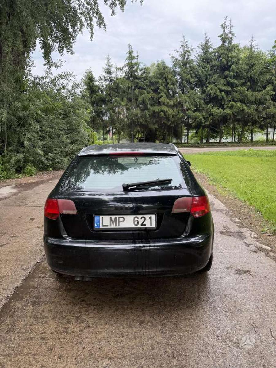 Melns Audi A3 2005 Kauņa, ar dzinēja tilpumu 1.97 L un nobraukumu 454 tūkst. km par 1550 €, foto 7 vietnē AUTOMOTO.COM.LV