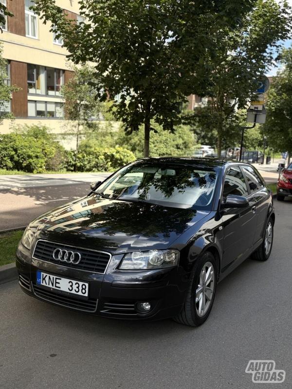 Black Audi A3 2005 in Vilnius, with an engine capacity of 1.90 L and mileage of 343 thousand km for 1500 €, photo 3 on AUTOMOTO.COM.LV