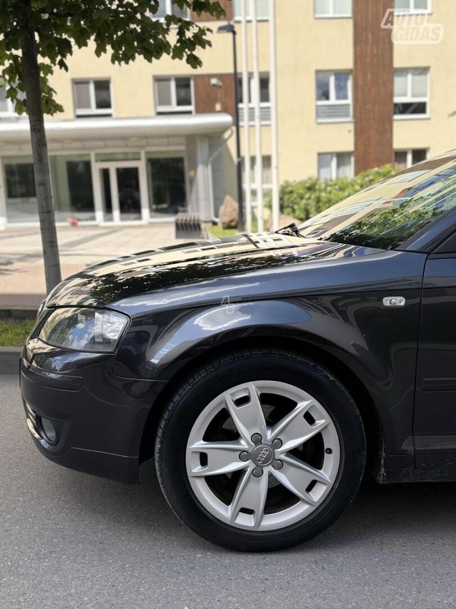 Black Audi A3 2005 in Vilnius, with an engine capacity of 1.90 L and mileage of 343 thousand km for 1500 €, photo 5 on AUTOMOTO.COM.LV