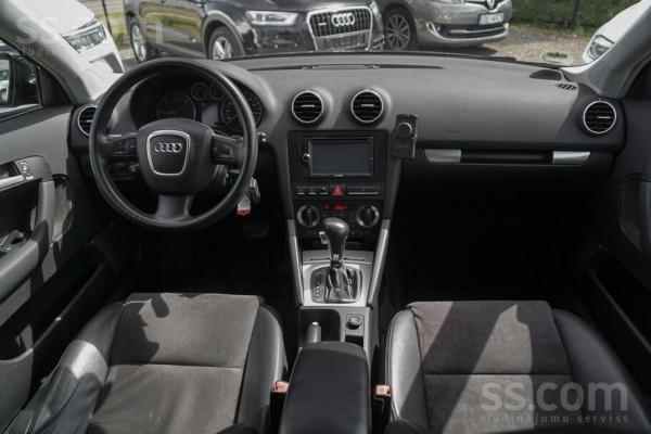 Черный Ауди А3 2005 в Рига, объемом двигателя 2.00 л и пробегом 272 тыс. км за 4490 €, фото 10 на AUTOMOTO.COM.LV