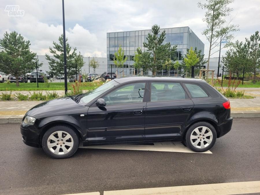 Melns Audi A3 2005 Viļņa, ar dzinēja tilpumu 1.90 L un nobraukumu 308 tūkst. km par 2150 €, foto 5 vietnē AUTOMOTO.COM.LV