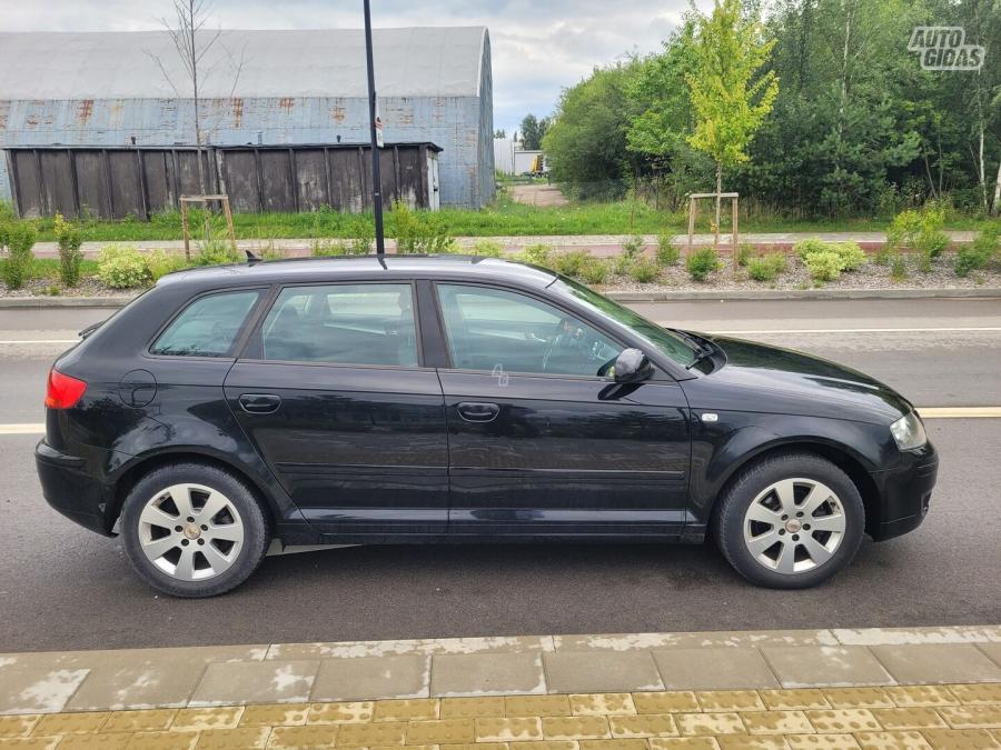 Melns Audi A3 2005 Viļņa, ar dzinēja tilpumu 1.90 L un nobraukumu 308 tūkst. km par 2150 €, foto 6 vietnē AUTOMOTO.COM.LV