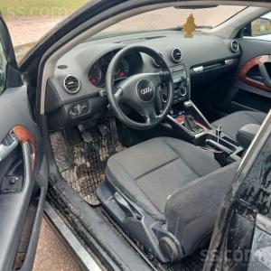 Черный Ауди А3 2005 в Добеле, объемом двигателя 2.00 л и пробегом 446 тыс. км за 1300 €, фото 3 на AUTOMOTO.COM.LV