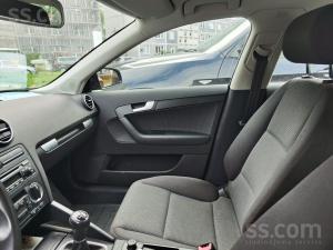 Black Audi A3 2005 in Riga, with an engine capacity of 2.00 L and mileage of 246 thousand km for 2050 €, photo 4 on AUTOMOTO.COM.LV