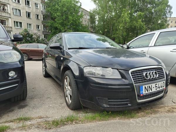 Black Audi A3 2005 in Riga, with an engine capacity of 2.00 L and mileage of 246 thousand km for 2050 €, photo 7 on AUTOMOTO.COM.LV