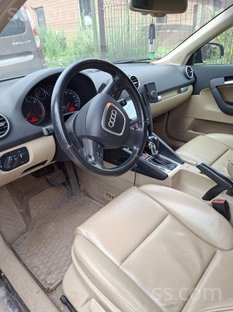 Melns Audi A3 2005 Jelgava, ar dzinēja tilpumu 2.00 L un nobraukumu 308 tūkst. km par 2500 €, foto 3 vietnē AUTOMOTO.COM.LV