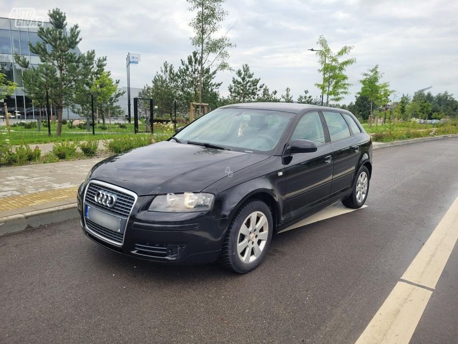 Черный Ауди А3 2005 в Вильнюс, объемом двигателя 1.90 л и пробегом 308 тыс. км за 2150 €, фото 4 на AUTOMOTO.COM.LV