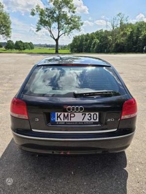 Black Audi A3 2005 in Kaunas, with an engine capacity of 1.97 L and mileage of 306 thousand km for 2750 €, photo 3 on AUTOMOTO.COM.LV