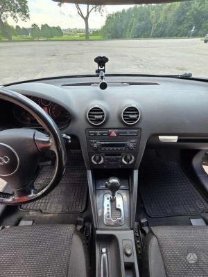 Black Audi A3 2005 in Kaunas, with an engine capacity of 1.97 L and mileage of 306 thousand km for 2750 €, photo 6 on AUTOMOTO.COM.LV