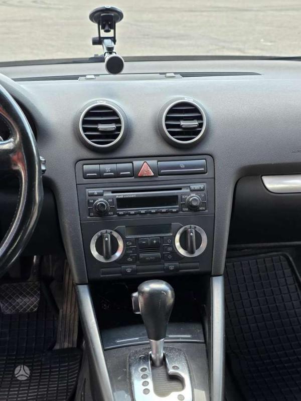 Black Audi A3 2005 in Kaunas, with an engine capacity of 1.97 L and mileage of 306 thousand km for 2750 €, photo 6 on AUTOMOTO.COM.LV