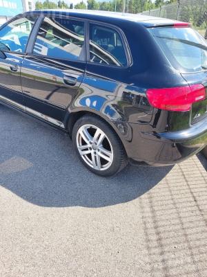 Black Audi A3 2005 in Riga, with an engine capacity of 1.90 L and mileage of 285 thousand km for 1550 €, photo 4 on AUTOMOTO.COM.LV