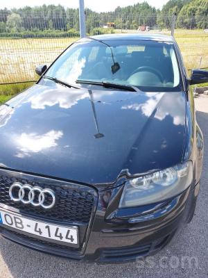 Black Audi A3 2005 in Riga, with an engine capacity of 1.90 L and mileage of 285 thousand km for 1550 €, photo 7 on AUTOMOTO.COM.LV