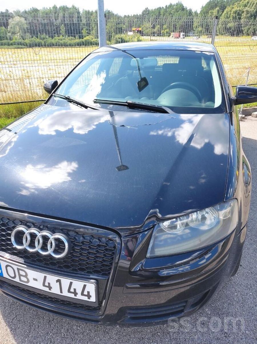 Black Audi A3 2005 in Riga, with an engine capacity of 1.90 L and mileage of 285 thousand km for 1550 €, photo 7 on AUTOMOTO.COM.LV