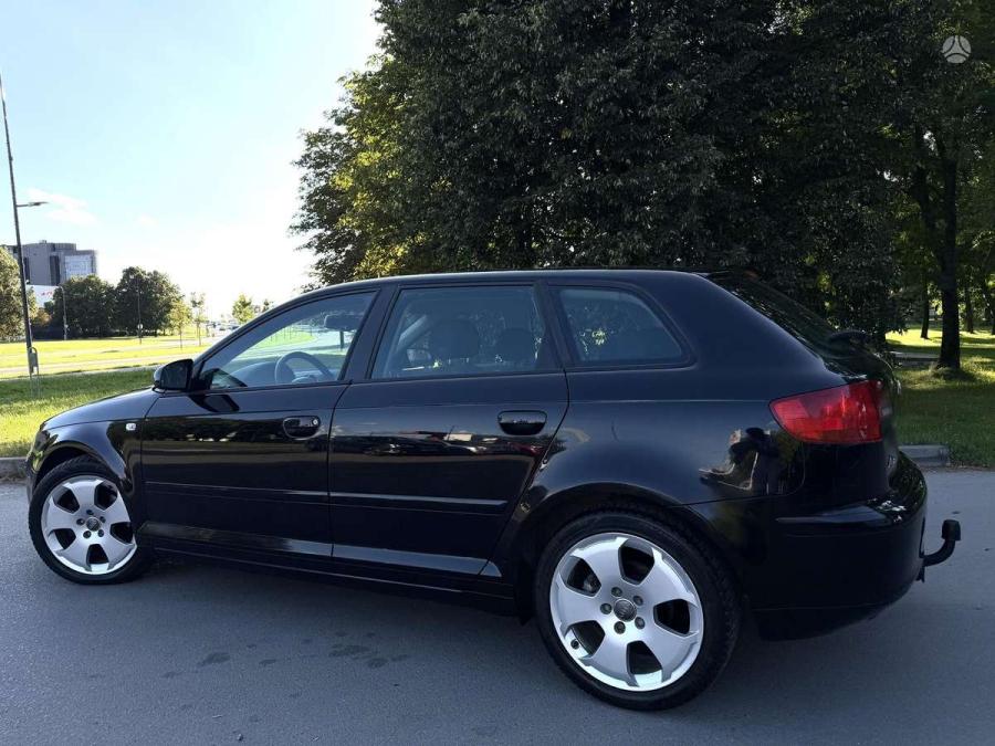 Black Audi A3 2005 in Kaunas, with an engine capacity of 2.00 L and mileage of 30 thousand km for 3000 €, photo 20 on AUTOMOTO.COM.LV