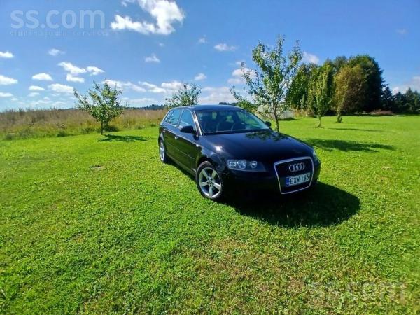Black Audi A3 2005 in Jekabpils, with an engine capacity of 1.60 L and mileage of 241 thousand km for 1800 €, photo 3 on AUTOMOTO.COM.LV