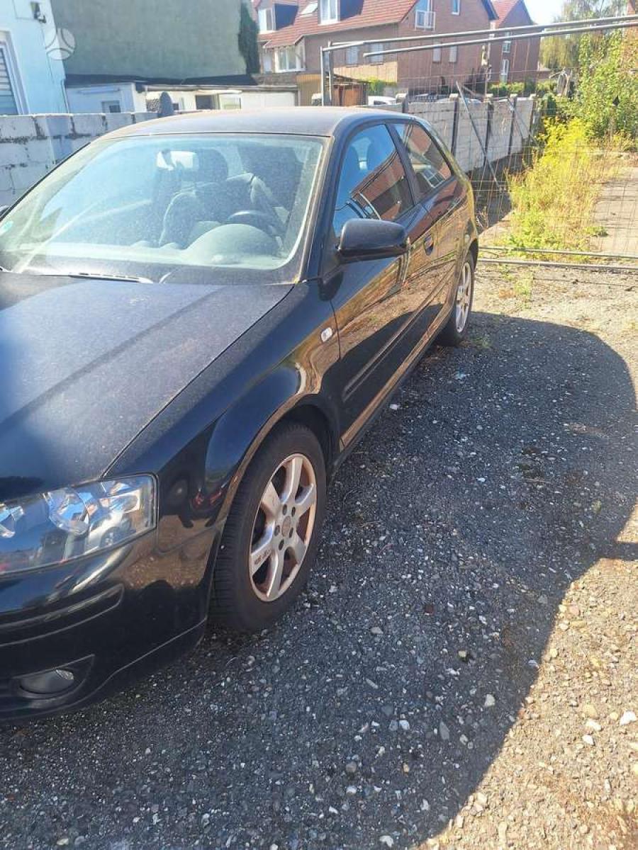 Melns Audi A3 2005 Utena, ar dzinēja tilpumu 1.60 L un nobraukumu 230 tūkst. km par 2150 €, foto 1 vietnē AUTOMOTO.COM.LV