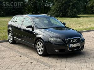 Black Audi A3 2005 in Riga, with an engine capacity of 2.00 L and mileage of 0 thousand km for 1590 €, photo 3 on AUTOMOTO.COM.LV