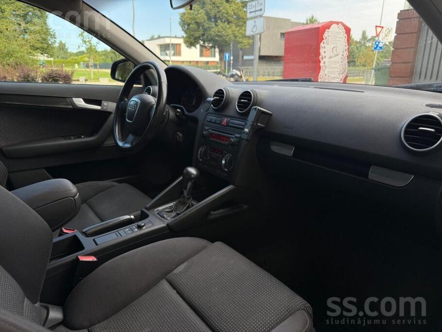 Black Audi A3 2005 in Riga, with an engine capacity of 2.00 L and mileage of 0 thousand km for 1590 €, photo 13 on AUTOMOTO.COM.LV