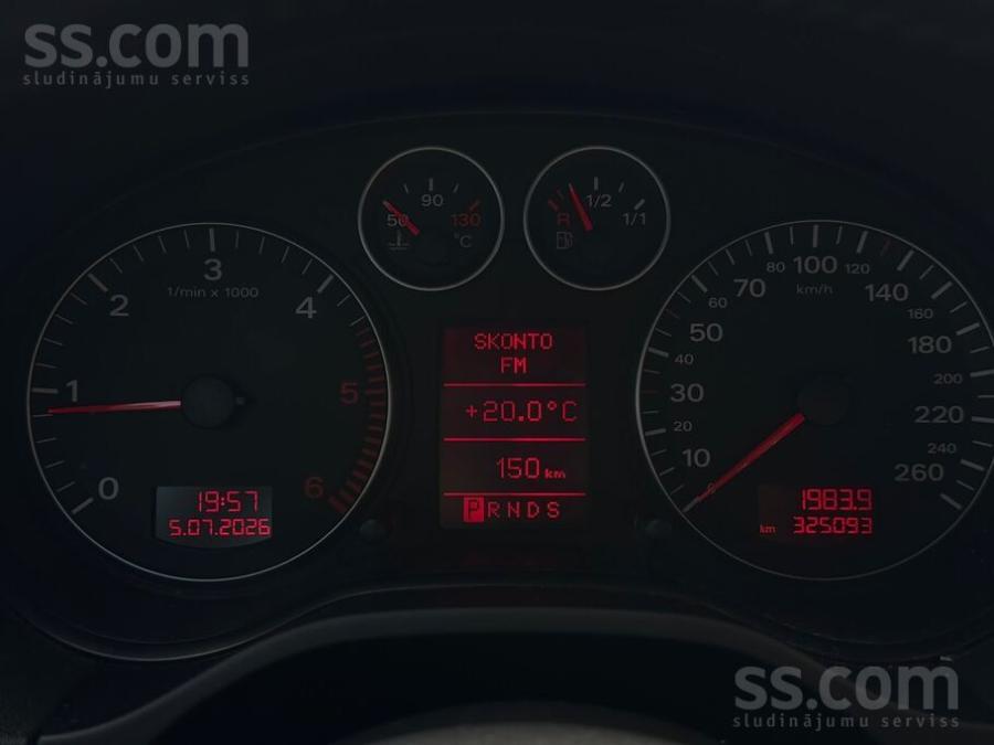 Black Audi A3 2005 in Riga, with an engine capacity of 2.00 L and mileage of 0 thousand km for 1590 €, photo 14 on AUTOMOTO.COM.LV