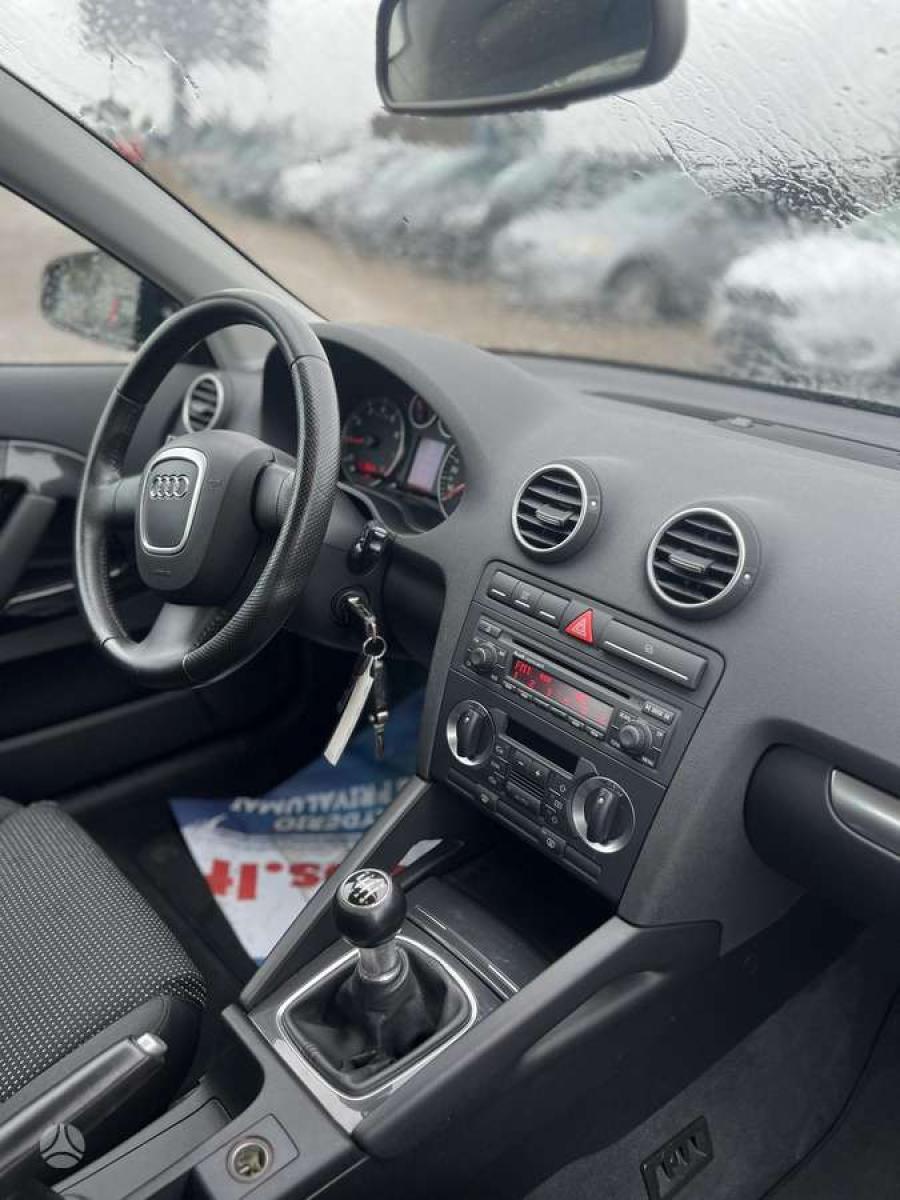 Melns Audi A3 2005 Utena, ar dzinēja tilpumu 1.60 L un nobraukumu 194 tūkst. km par 2350 €, foto 11 vietnē AUTOMOTO.COM.LV