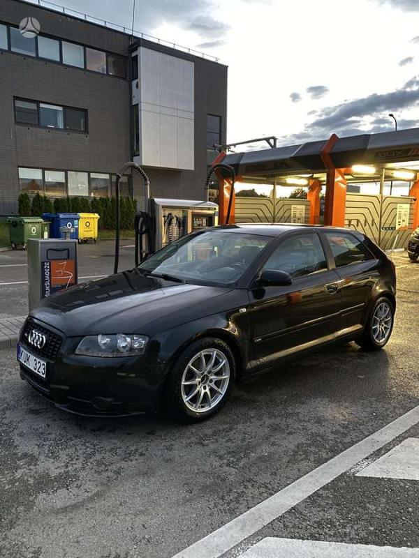 Melns Audi A3 2005 Kauņa, ar dzinēja tilpumu 1.97 L un nobraukumu 293 tūkst. km par 1200 €, foto 1 vietnē AUTOMOTO.COM.LV