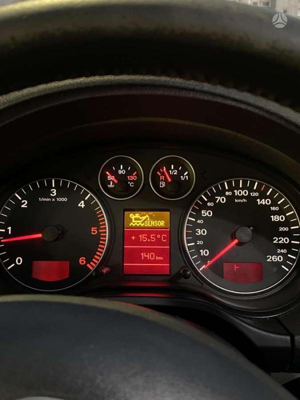 Melns Audi A3 2005 Kauņa, ar dzinēja tilpumu 1.97 L un nobraukumu 293 tūkst. km par 1200 €, foto 10 vietnē AUTOMOTO.COM.LV