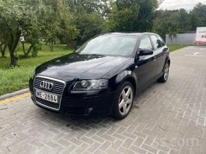 Black Audi A3 2005 in Riga, with an engine capacity of 2.00 L and mileage of 175 thousand km for 3650 €, photo  on AUTOMOTO.COM.LV