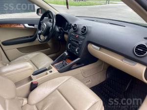 Black Audi A3 2005 in Riga, with an engine capacity of 2.00 L and mileage of 175 thousand km for 3650 €, photo 8 on AUTOMOTO.COM.LV