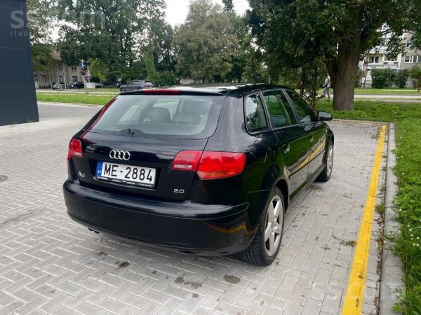 Black Audi A3 2005 in Riga, with an engine capacity of 2.00 L and mileage of 175 thousand km for 3350 €, photo 4 on AUTOMOTO.COM.LV