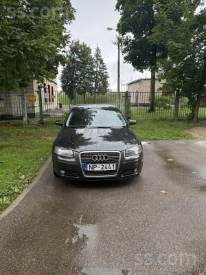 Black Audi A3 2005 in Daugavpils, with an engine capacity of 2.00 L and mileage of 316 thousand km for 2600 €, photo  on AUTOMOTO.COM.LV