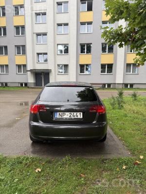 Black Audi A3 2005 in Daugavpils, with an engine capacity of 2.00 L and mileage of 316 thousand km for 2600 €, photo 5 on AUTOMOTO.COM.LV