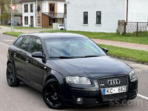 Audi A3 2005 in Jelgava on AUTOMOTO.COM.LV Black Audi A3 2005 in Jelgava, with an engine capacity of 2.00 L and mileage of 308 thousand km for 1750 €, photo 1 on AUTOMOTO.COM.LV