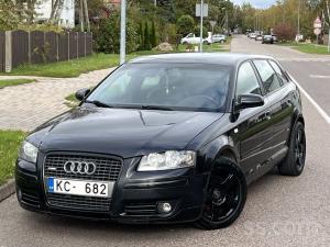 Black Audi A3 2005 in Jelgava, with an engine capacity of 2.00 L and mileage of 308 thousand km for 1750 €, photo 5 on AUTOMOTO.COM.LV