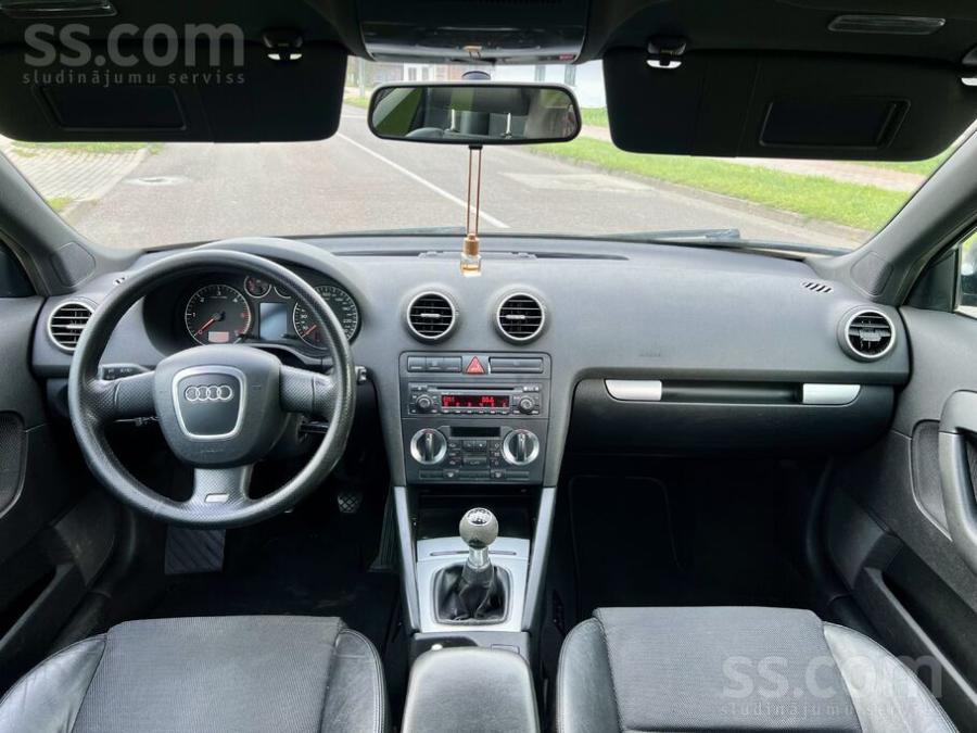 Black Audi A3 2005 in Jelgava, with an engine capacity of 2.00 L and mileage of 308 thousand km for 1750 €, photo 11 on AUTOMOTO.COM.LV