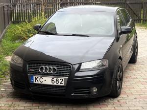 Black Audi A3 2005 in Jelgava, with an engine capacity of 2.00 L and mileage of 308 thousand km for 1750 €, photo 15 on AUTOMOTO.COM.LV