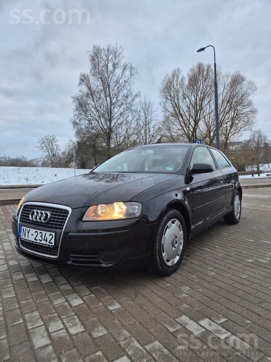Melns Audi A3 2006 Rēzekne, ar dzinēja tilpumu 1.90 L un nobraukumu 270 tūkst. km par 2850 €, foto 1 vietnē AUTOMOTO.COM.LV