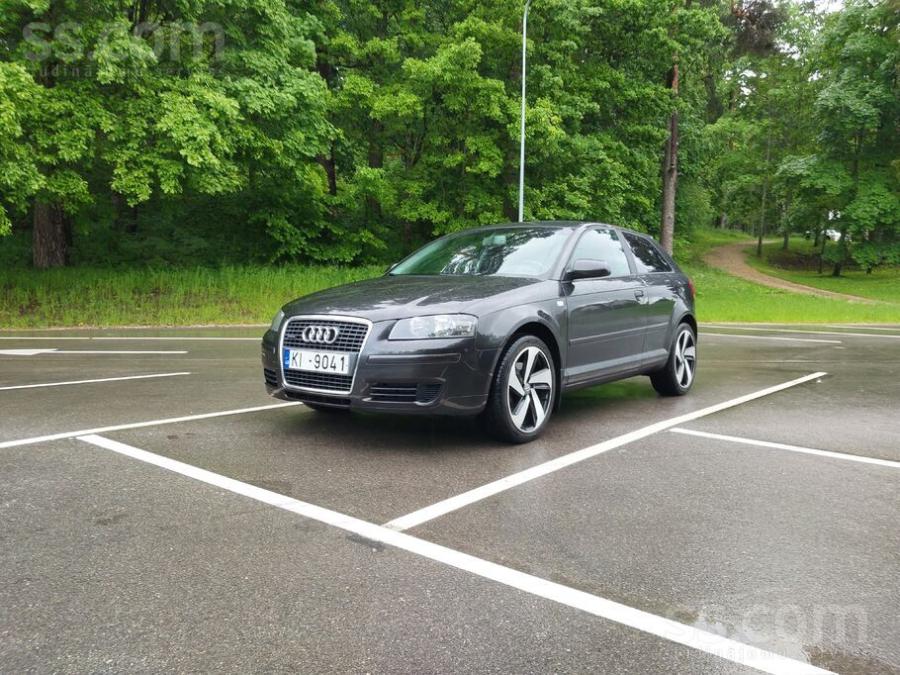 Black Audi A3 2006 in Aluksne, with an engine capacity of 2.00 L and mileage of 0 thousand km for 5900 €, photo 1 on AUTOMOTO.COM.LV