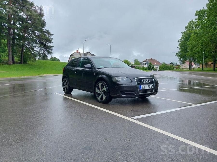 Black Audi A3 2006 in Aluksne, with an engine capacity of 2.00 L and mileage of 0 thousand km for 5900 €, photo 2 on AUTOMOTO.COM.LV