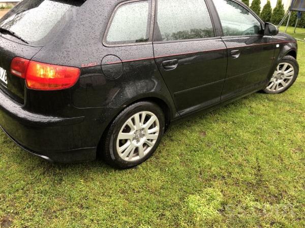 Black Audi A3 2006 in Jelgava, with an engine capacity of 2.00 L and mileage of 381 thousand km for 2700 €, photo 4 on AUTOMOTO.COM.LV