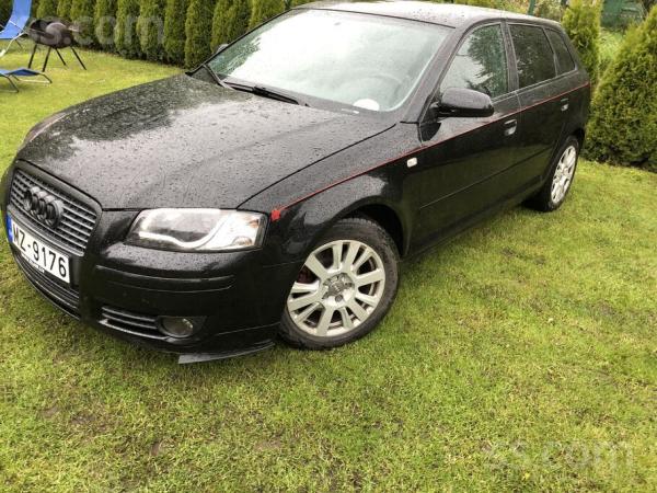 Black Audi A3 2006 in Jelgava, with an engine capacity of 2.00 L and mileage of 381 thousand km for 2700 €, photo 10 on AUTOMOTO.COM.LV