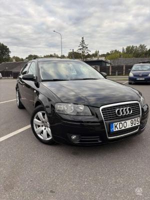 Melns Audi A3 2006 Viļņa, ar dzinēja tilpumu 1.98 L un nobraukumu 327 tūkst. km par 3150 €, foto  vietnē AUTOMOTO.COM.LV