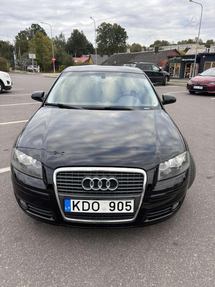Melns Audi A3 2006 Viļņa, ar dzinēja tilpumu 1.98 L un nobraukumu 327 tūkst. km par 3150 €, foto 2 vietnē AUTOMOTO.COM.LV